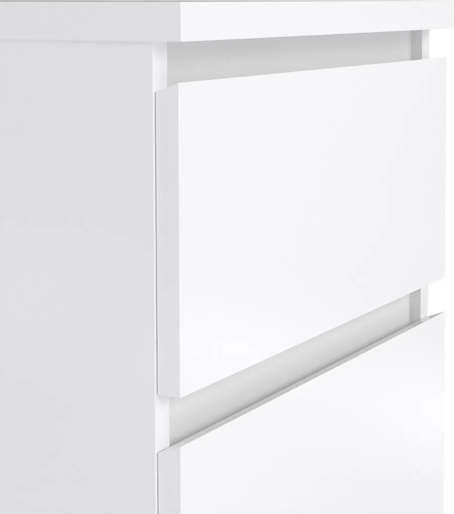 FALCO Noční stolek Simplicity 230 bílý lesk