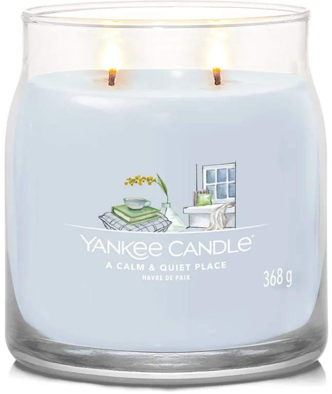 Yankee Candle – Signature svíčka A Calm & Quiet Place (Klidné a tiché místo) Velikost: velká 567 g