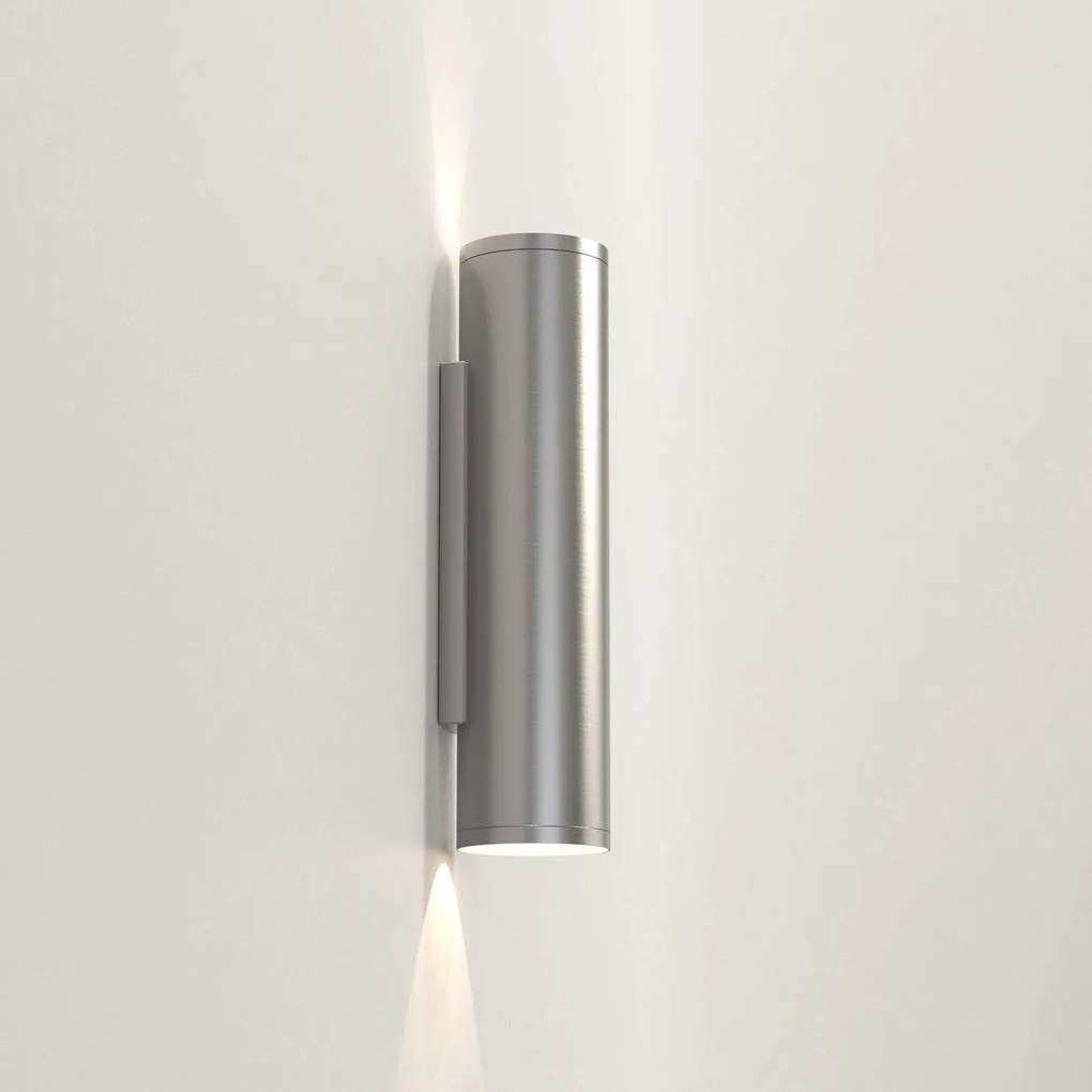 AST 1428004 Venkovní nástěnné svítidlo Ava 300 Coastal 2x6W GU10 kartáč. ocel - ASTRO Lighting