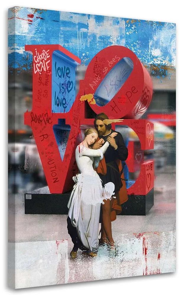 Gario Obraz na plátně Nápis Love - Jose Luis Guerrero Rozměry: 40 x 60 cm