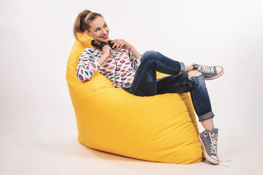 Tuli Smart sedací vak Provedení: Gerda béžová - vzorovaný polyester