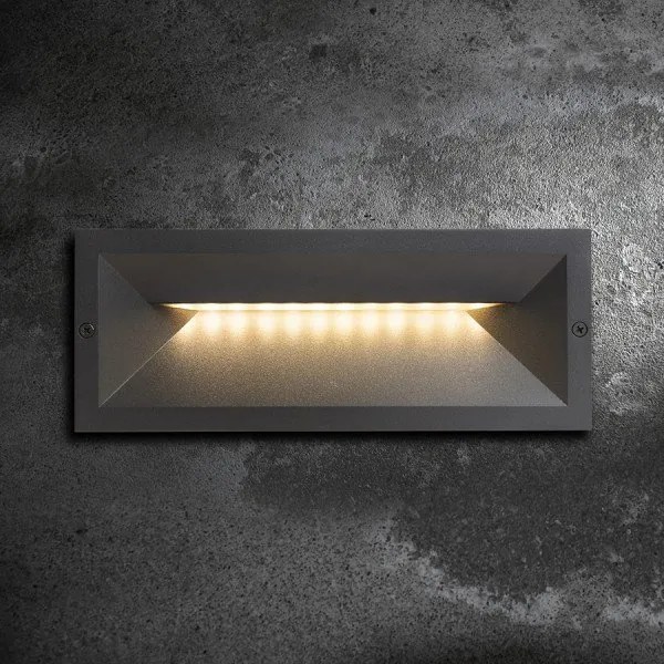 RED R13621 RAGG zápustná černá 230V LED 12W IP65 3000K - RED - DESIGN RENDL