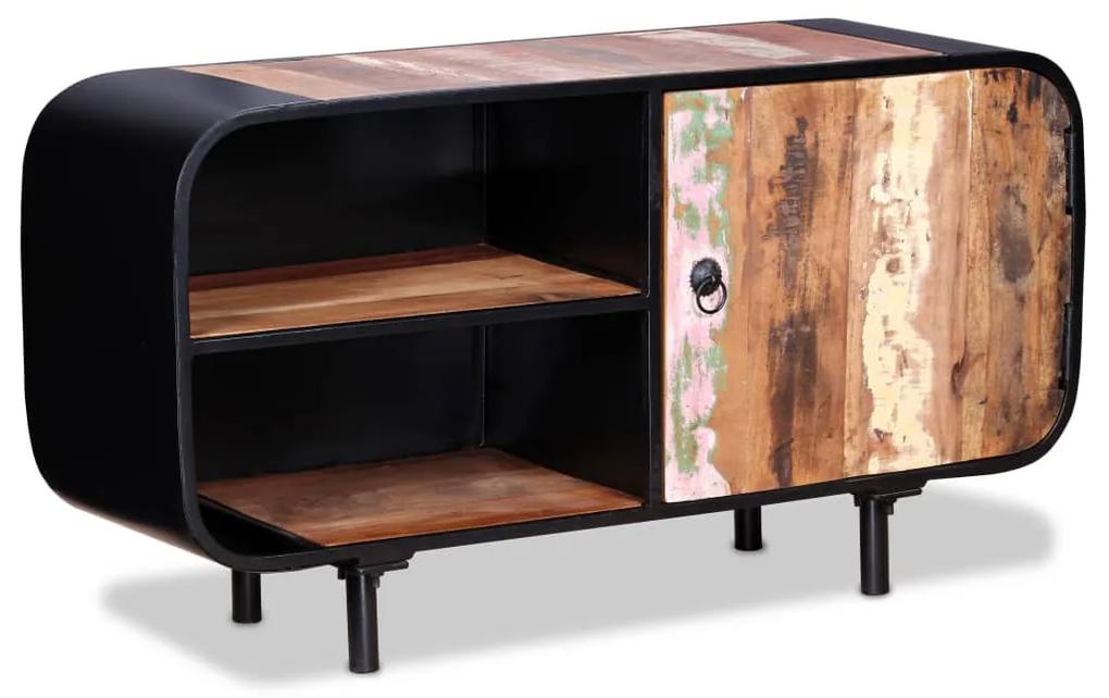 TV stolek recyklované dřevo 90 x 30 x 48 cm - Default Title