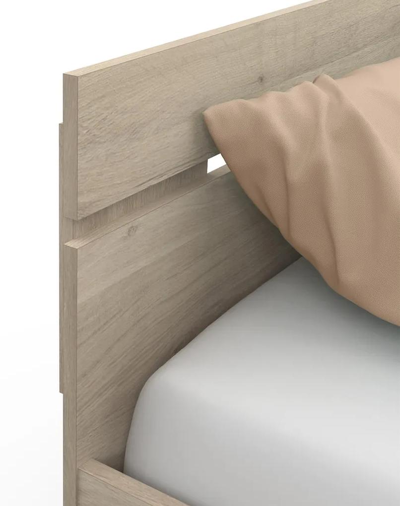 Idea Multifunkční postel 140x200 MICHIGAN dub
