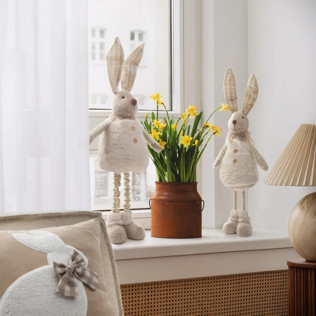 VELIKONOČNÍ FIGURKA BUNNY1 58 CM VÍCEBAREVNÁ