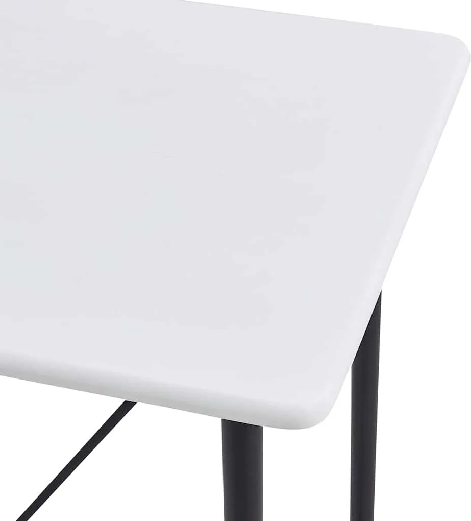 Barový stůl bílý 120 x 60 x 110 cm MDF 281547