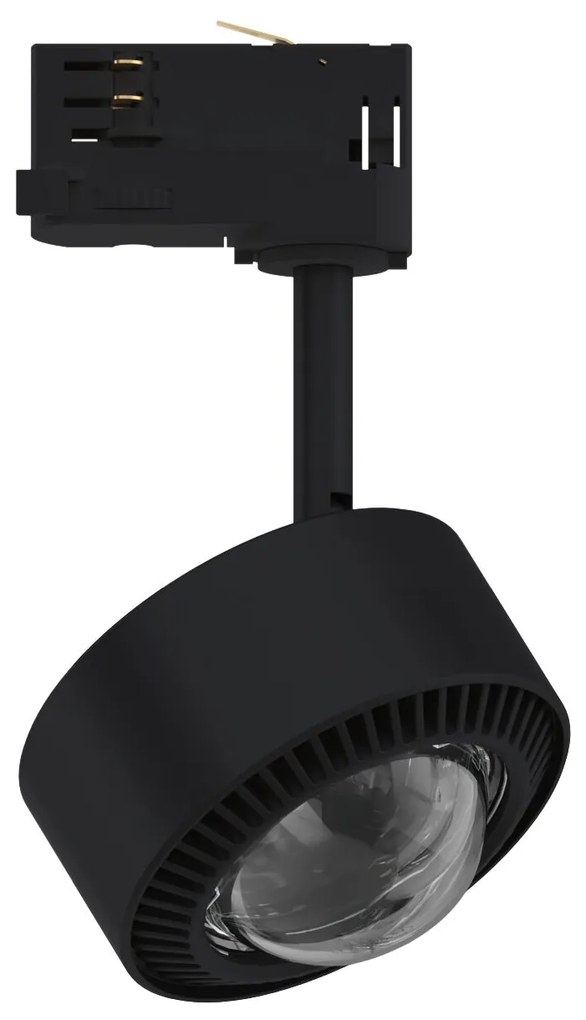 Paulmann 91393 ProRail3 Aldan, černý reflektor, 8,5W LED 4000K stmívatelný, průměr 9,8c