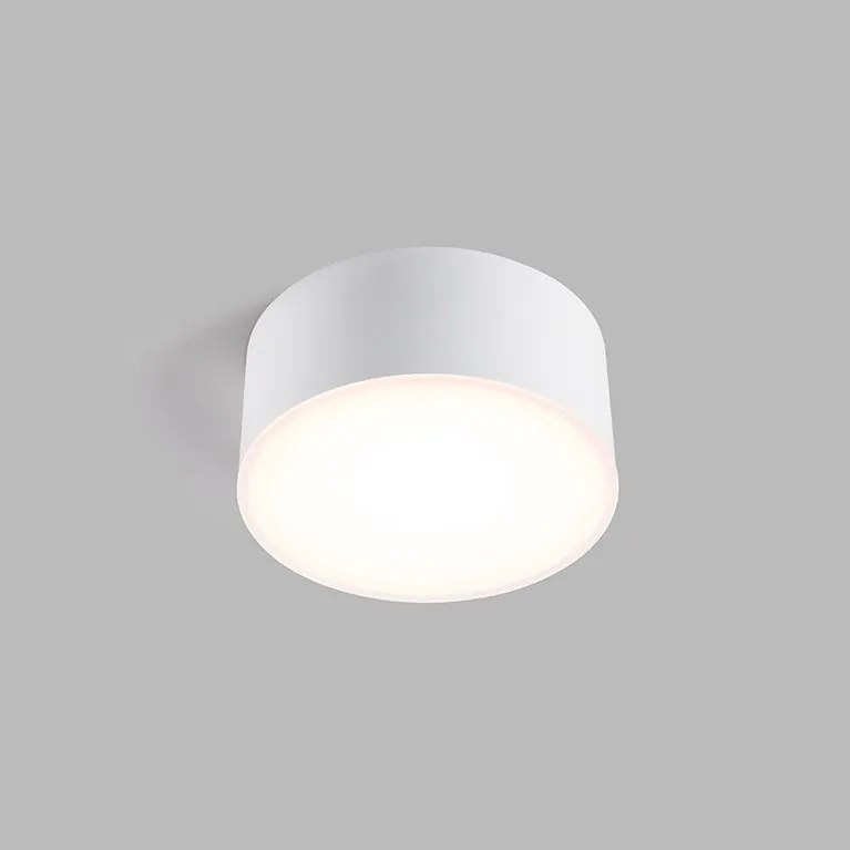 LED2 1010151D Button II, bílé stropní svítidlo, 12W LED 3000K/4000K DALI, prům. 15cm