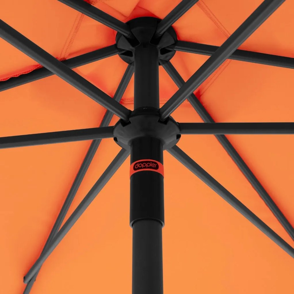 Doppler myZone Push Up zahradní slunečník 300 cm oranžová
