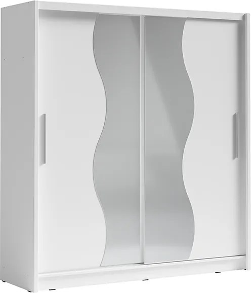 Skříň s posuvnými dveřmi BIRGAMO TYP 1, bílá