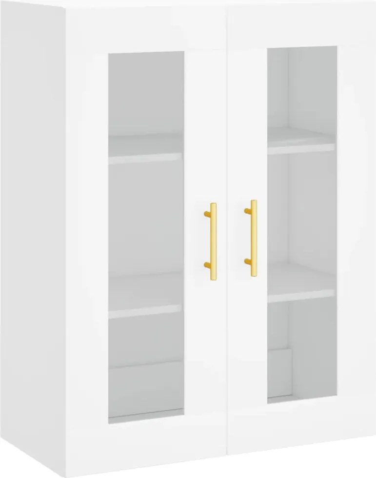 Skříň highboard bílá 69,5 x 34 x 180 cm kompozitní dřevo 3198329