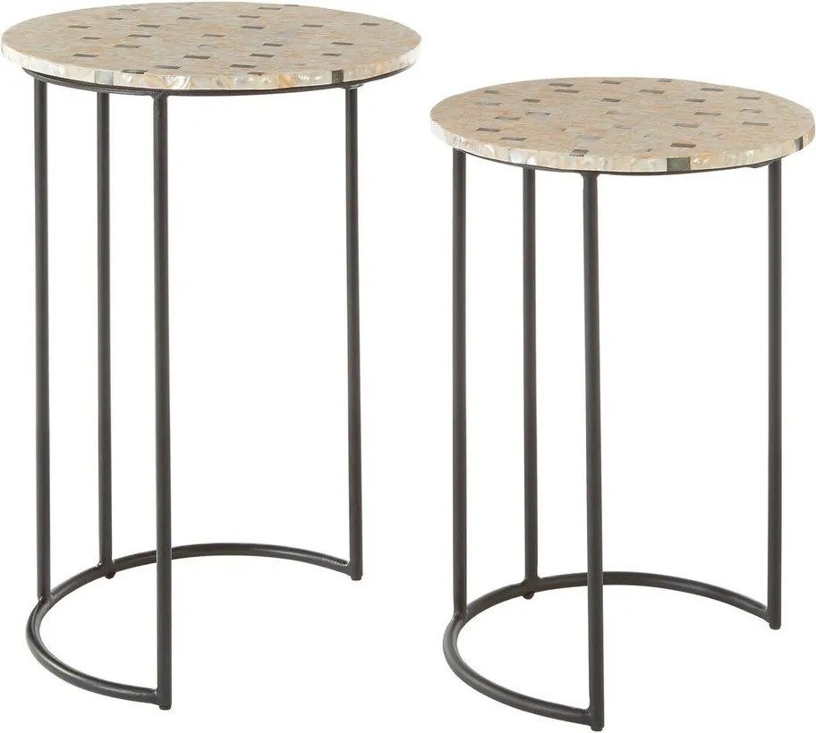 Kulaté odkládací stolky v sadě 2 ks ø 38 cm Halle – Premier Housewares