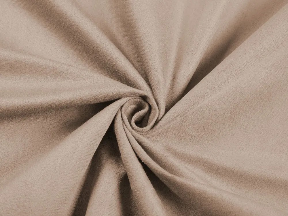 Biante Obdélníkový ubrus/imitace broušené kůže Alcantara ALC-006 Béžový 100x160 cm