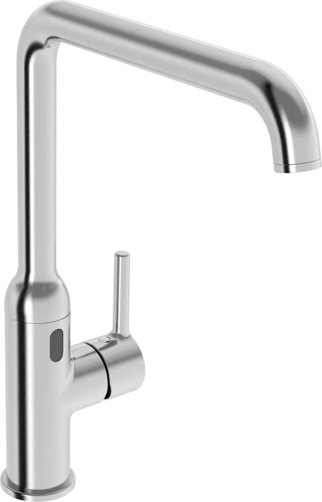 Hansa Vantis Style - Elektronická dřezová baterie, síťové napájení, Bluetooth, broušená ocel 5421220980