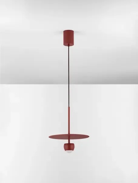 LED červený moderní lustr Edem