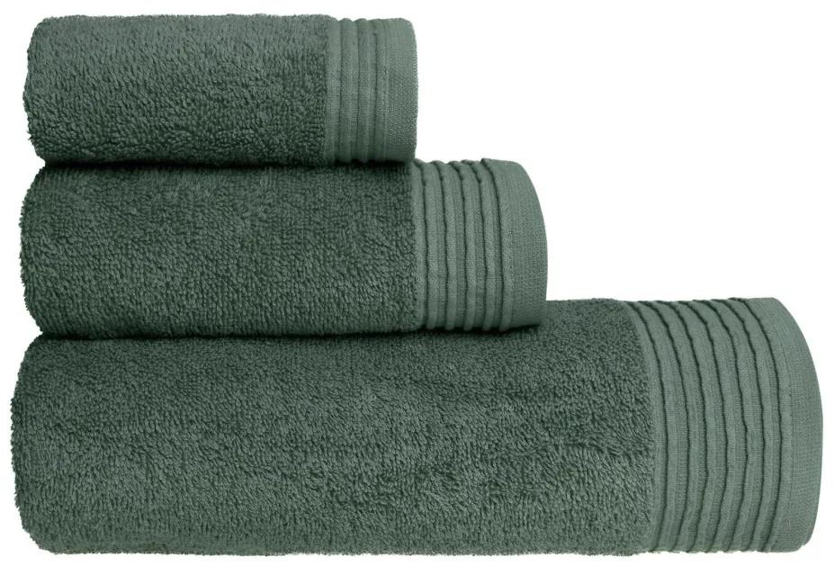 Bavlněný ručník Mallo 50x90 cm zelený