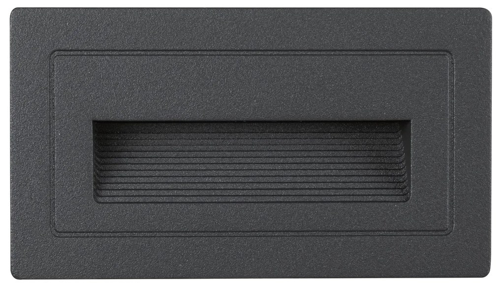 Paulmann 94383 Long, venkovní zápustné svítidlo do stěny, 230V, LED 2W, 3000K 210x60 antracit, IP65