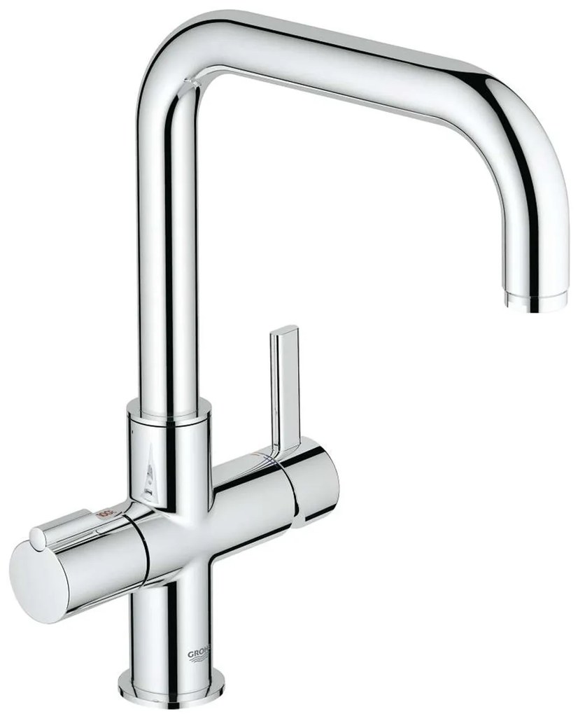 Grohe Red - Páková dřezová baterie Duo, chrom 30097000