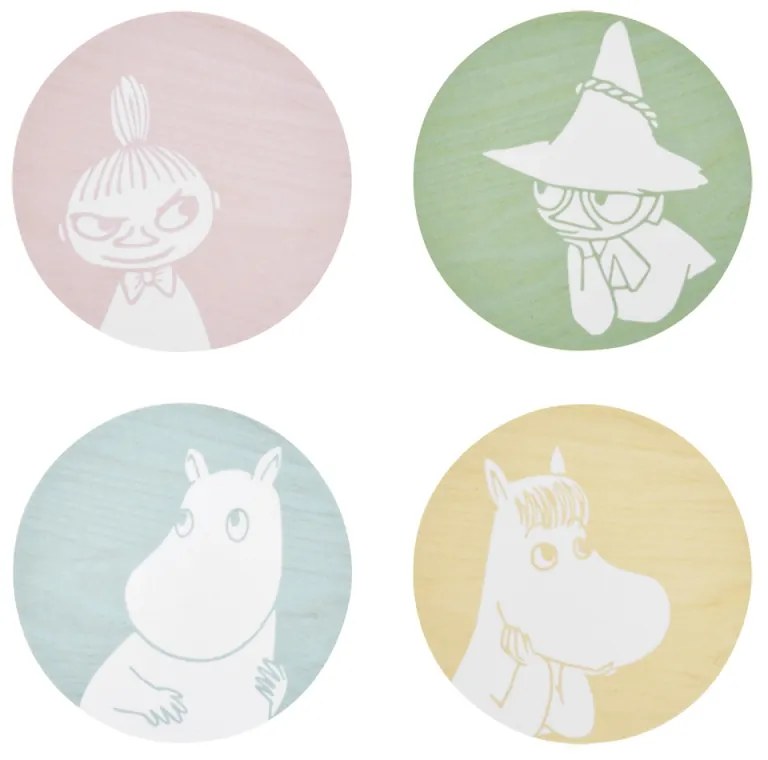 Set podtácků Moomin, 4ks