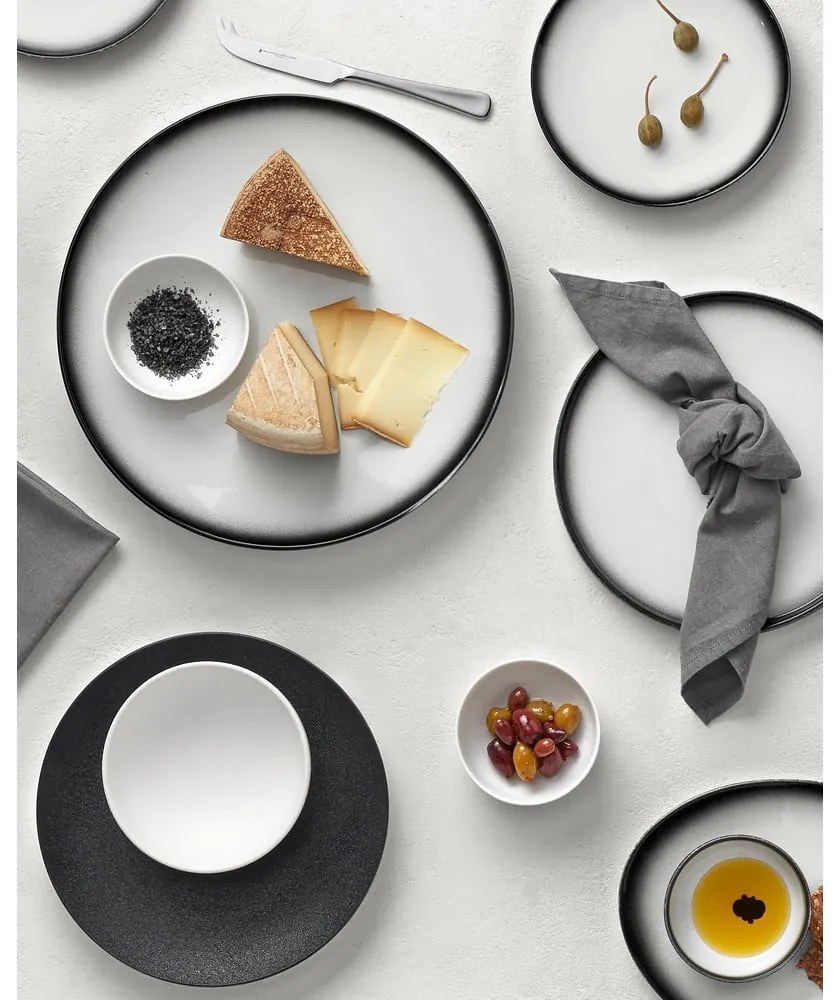Černý dezertní keramický talíř ø 15 cm Caviar – Maxwell &amp; Williams
