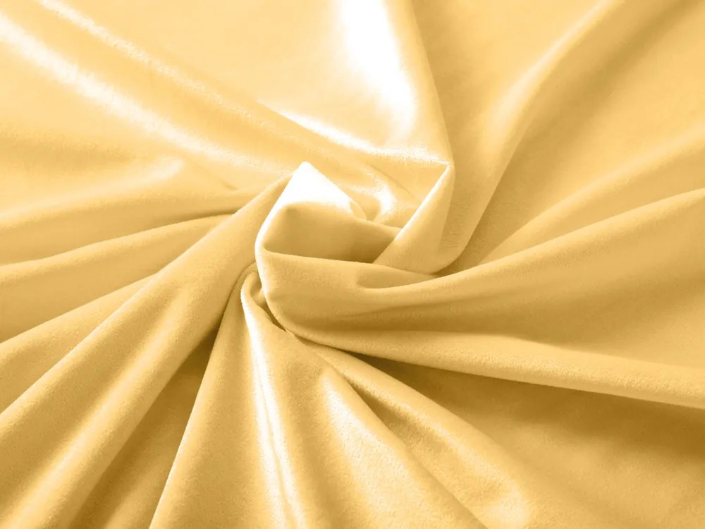 Biante Sametový povlak na polštář SV-010 Světle žlutý 40 x 60 cm