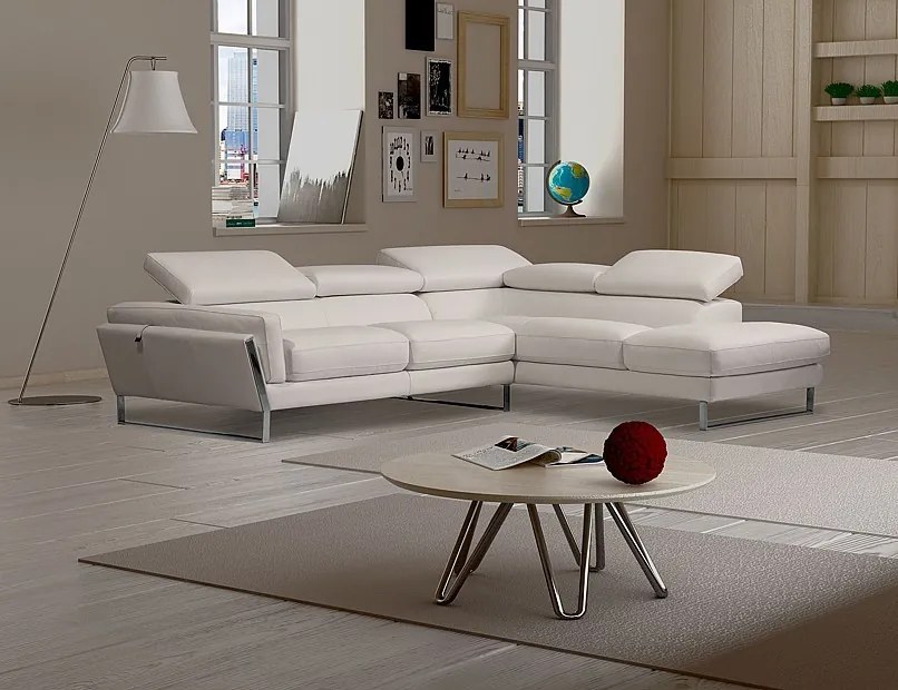 POLYFORMITALIA Moderní rohová sofa Positano Provedení: 2-místná+lehátko, Vzorník látek: alabama04