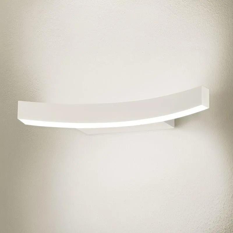 TeamItalia Bellai Home, bílé nástěnné svítidlo, 20+22W LED 3000K DALI, šířka 72cm