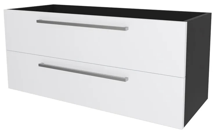 Mereo Bino, koupelnová skříňka 121 cm, Multidecor, Černá Supermat CN693SCIPM