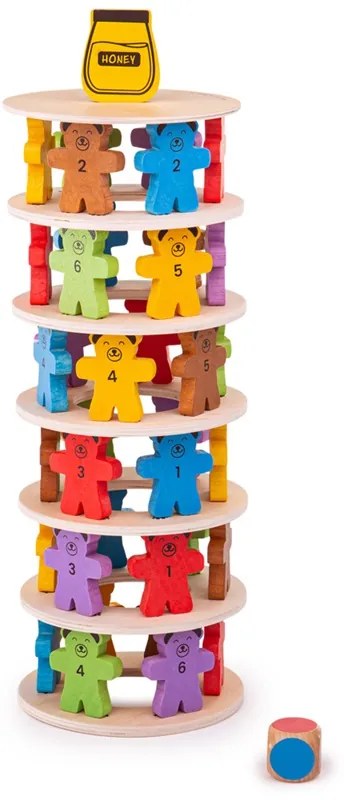Bigjigs Toys Hra padající medvídci