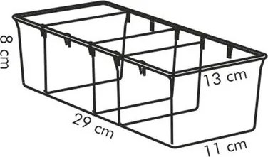 TESCOMA Zásobník na sáčky s kořením 4FOOD 29 x 13 cm