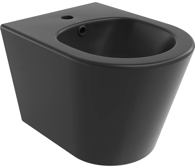 Mexen RICO, závěsný bidet, 48 x 36 cm, černá matná, 35724885