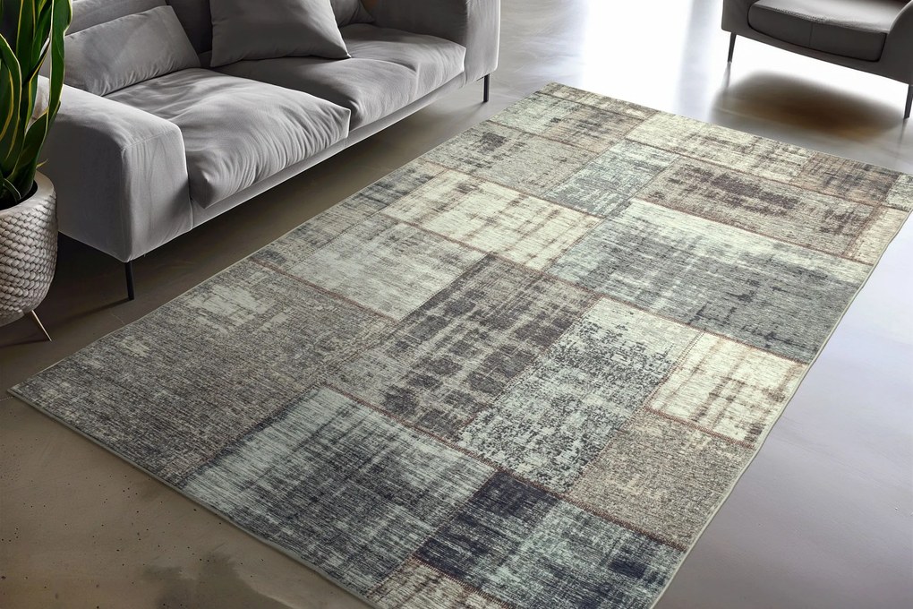 Obsession, Kusový koberec Avantgarde 106 Taupe, 200x290, šedá, chodba / předsíň
