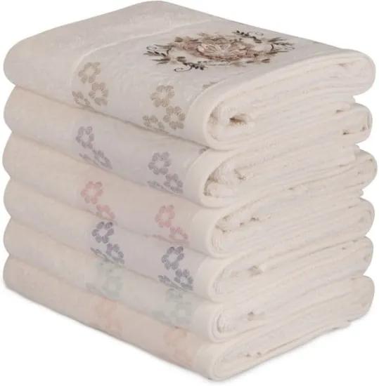 Sada 6 bavlněných ručníků Daireli Mesmo, 50 x 90 cm