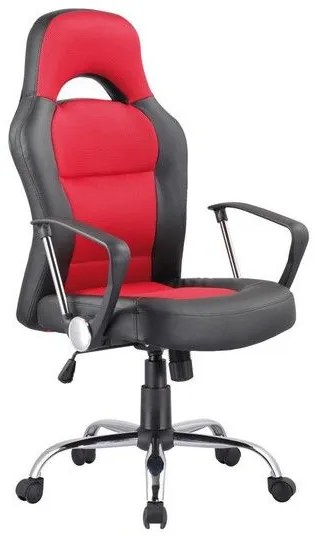 Kancelářská otočná židle Q-033 - červená