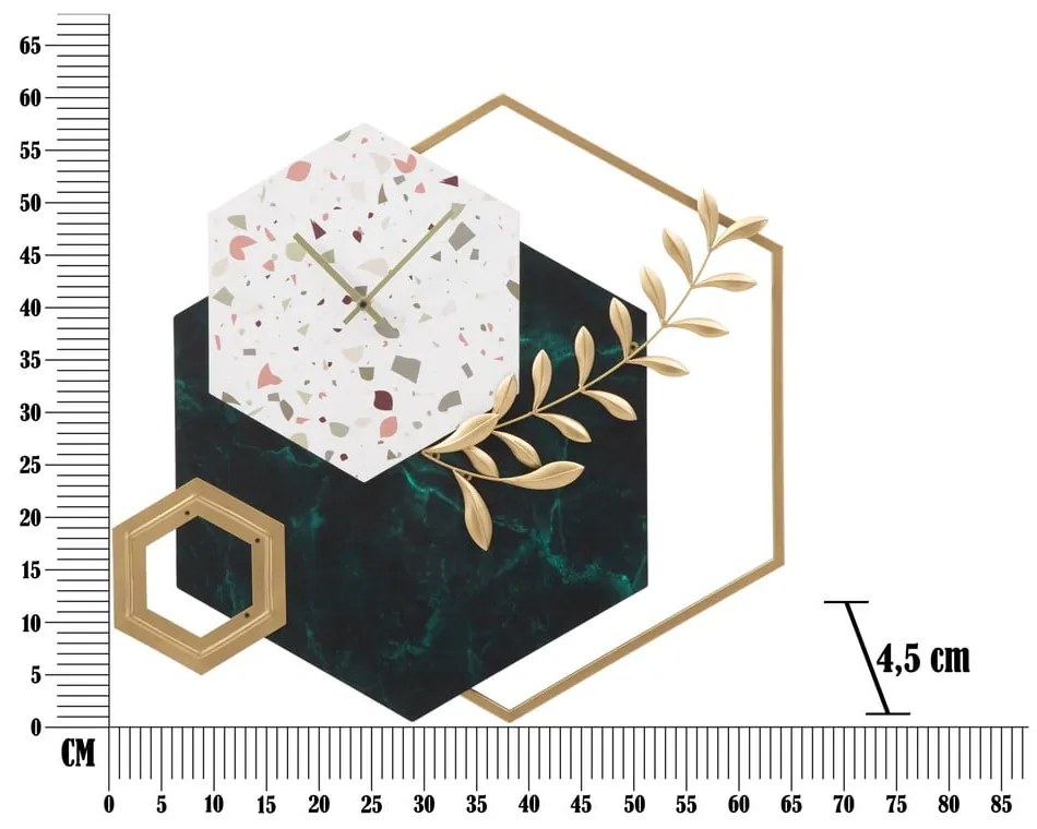 Nástěnné hodiny Mauro Ferretti Hexagon