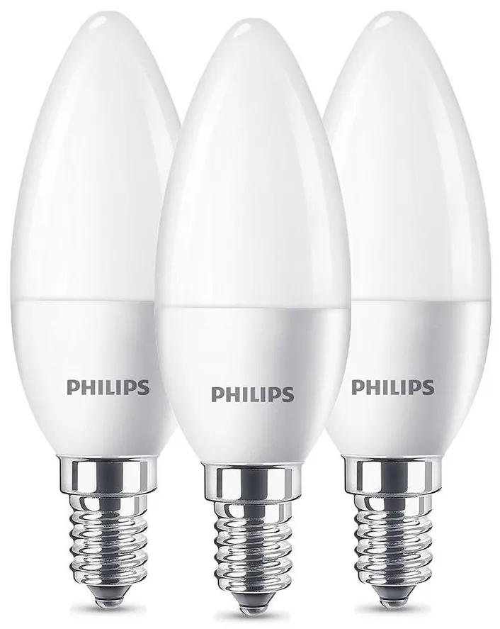 Philips | SADA 3x LED Žárovka Philips B35 E14/5,5W/230V | P2248