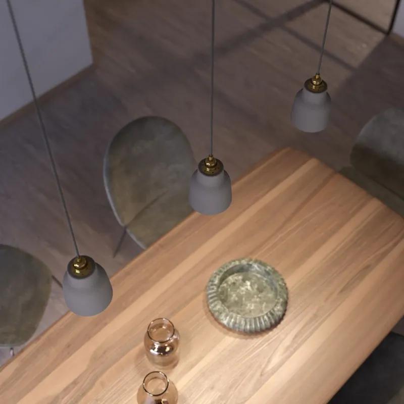 creative cables Keramické stínidlo ve tvaru vázy z kolekce Materia Barva komponentu: Krémová
