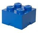 Lego úložný box 4 Růžová