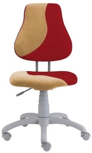 Dětská rostoucí židle Fuxo S-Line béžová/hnědočervená - 3D6667