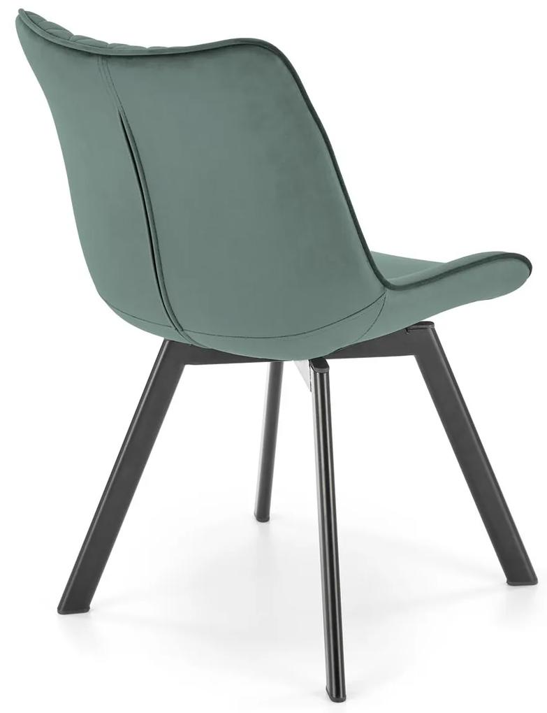 HALMAR K520 židle tmavě zelená
