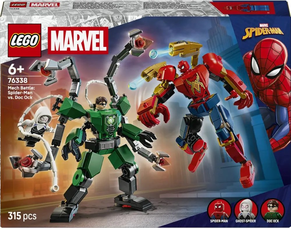 LEGO® Super Heroes 76338 Bitva robotů: Spider-Man vs. Doc Ock
