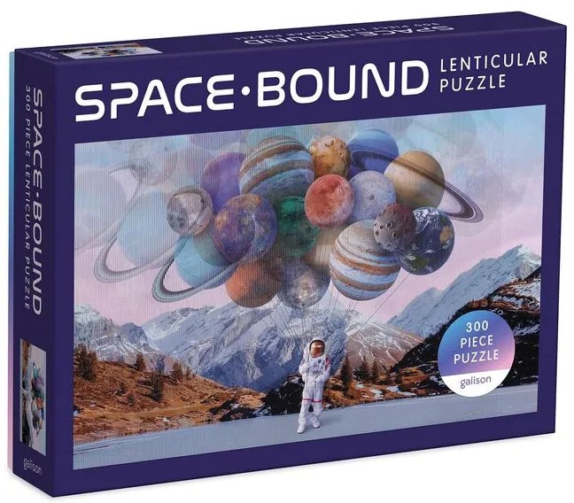Galison Měnící se puzzle Vzhůru do vesmíru 300 dílků