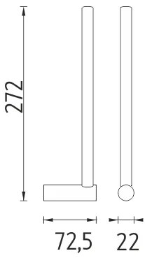 Nimco Držák na toaletní papír rezervní BORMO - BR 11055S-26