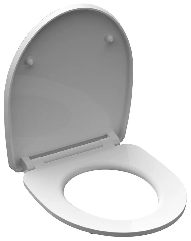 Eisl Sanitär WC prkénko Duroplast Soft Close Iceberg High Gloss 82579