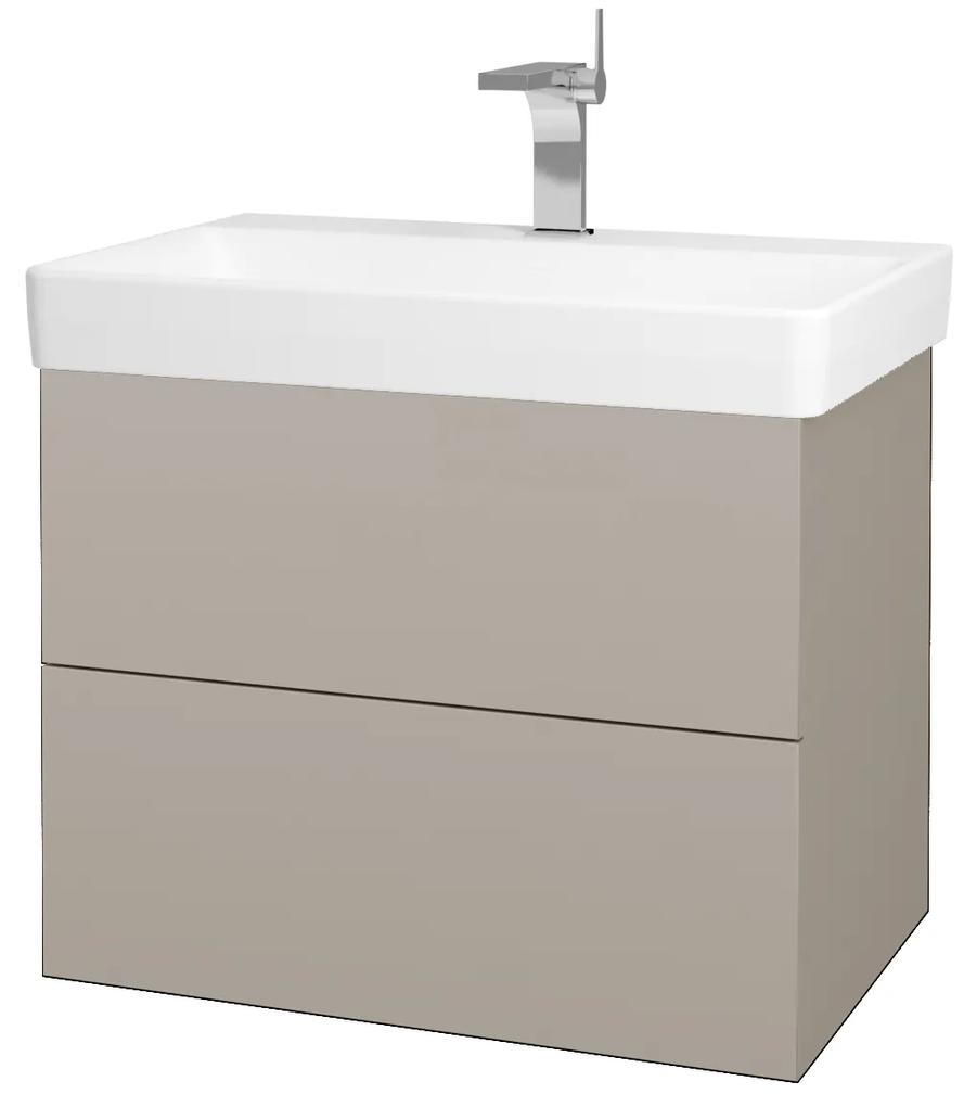 Dřevojas Koupelnová skříň VARIANTE SZZ2 70 Varianta: N01 Bílá lesk / M01 Bílá mat