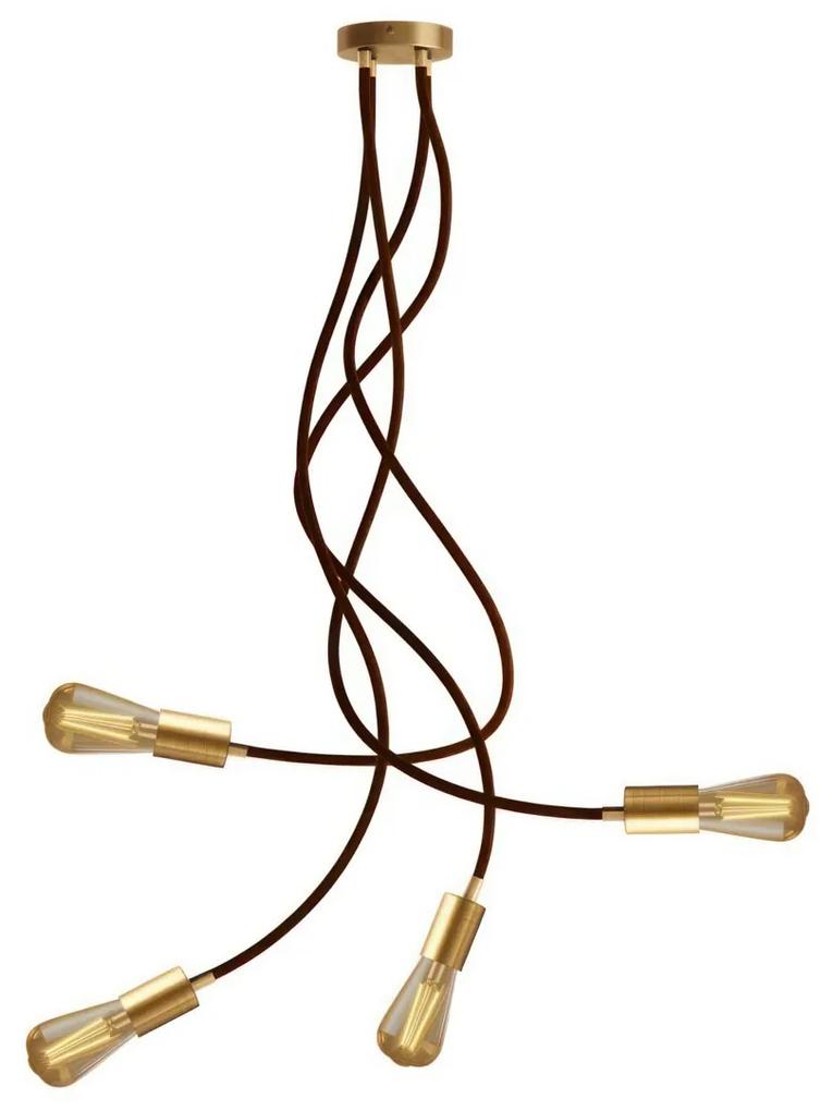 creative cables Flex 90, stropní flexibilní svítidlo, se závitem ST64 Barva: Matný bronz