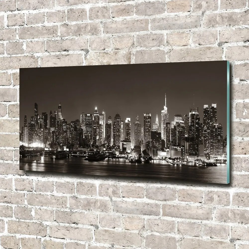 Wallmuralia Foto obraz fotografie na skle Manhattan New York 140x70 cm