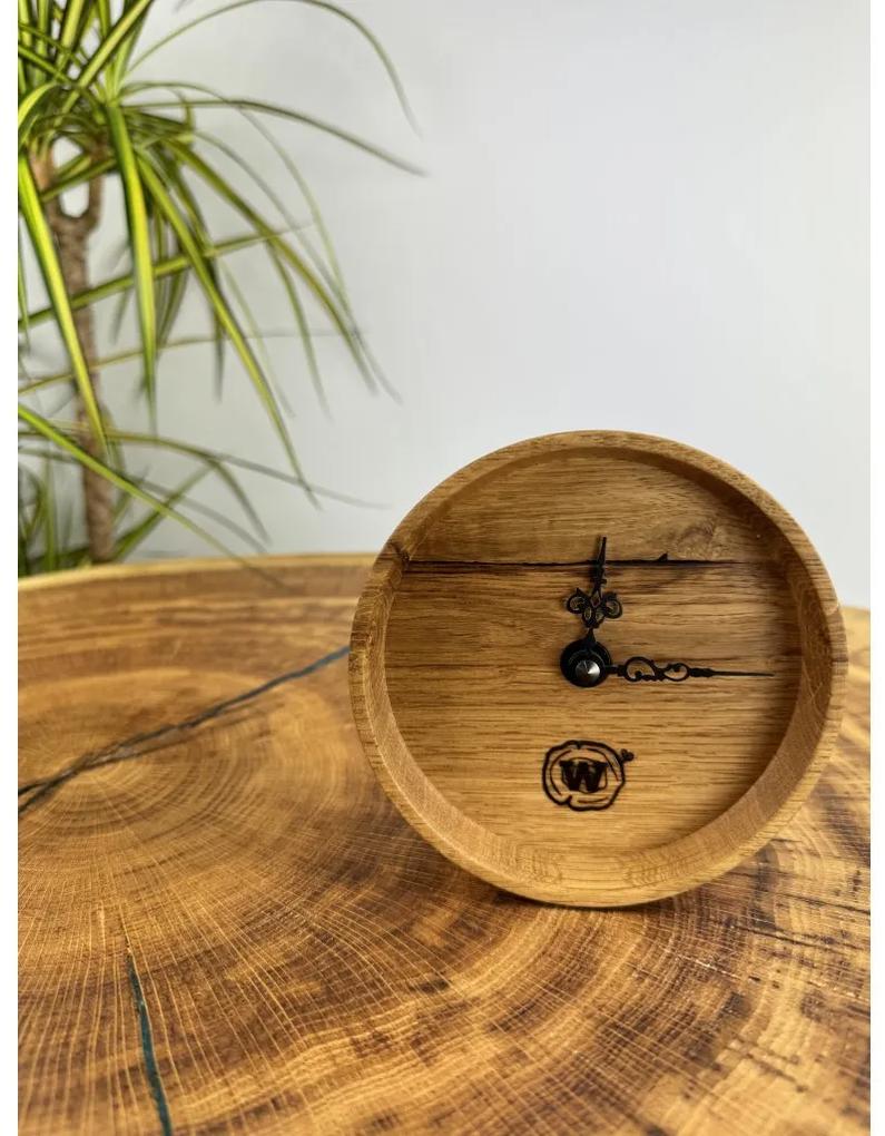 Woodlaf Dřevěné stolní hodiny Kenzo