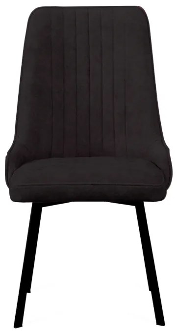 DOLMAR SEDAČKY Jídelní židle - KR-6, různé tkaniny a barvy na výběr Čalounění: tmavě hnědá (Uttario Velvet 2961)
