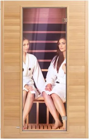 Far Infrared Wooden Sauna Room Domácí sauna Spa pro 2 osoby 1800 W